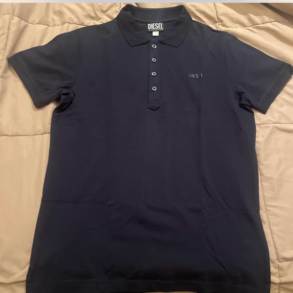 Diesel | Shirts | Diesel Mens Navy Polo Shirt | Poshmark
